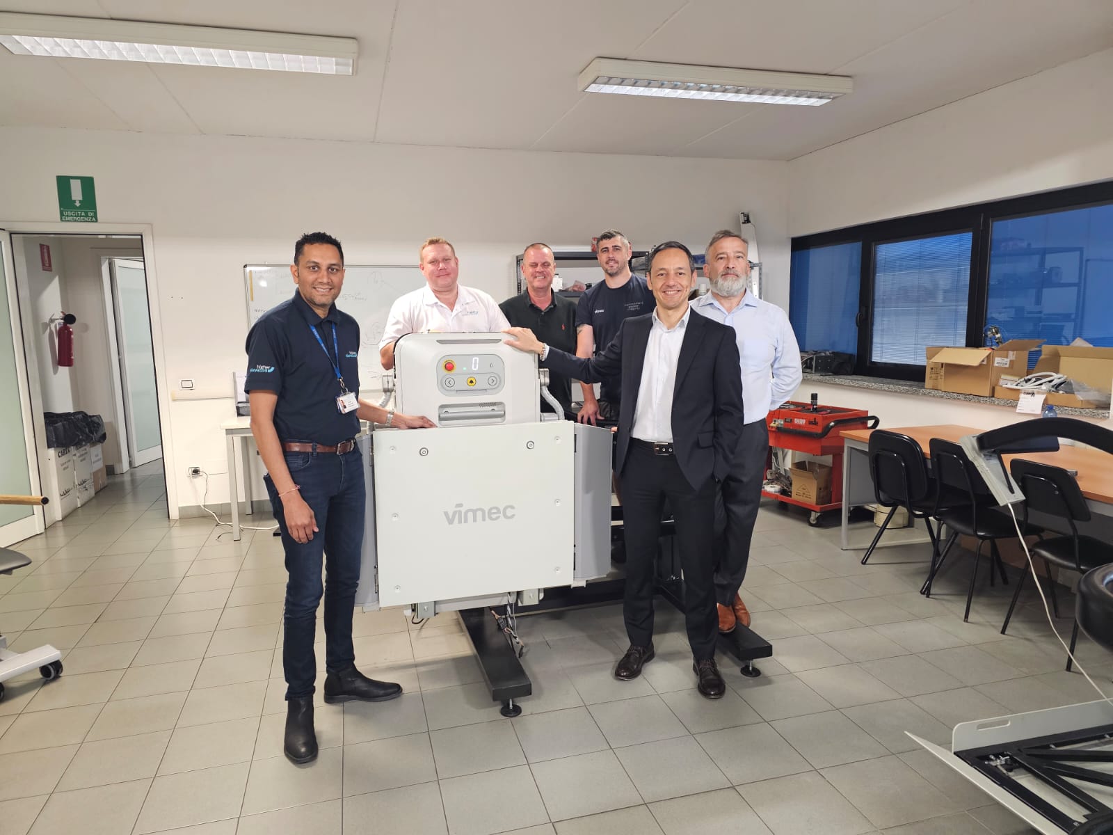 Innovative platform stairlift steals the show at Vimec headquarters ...