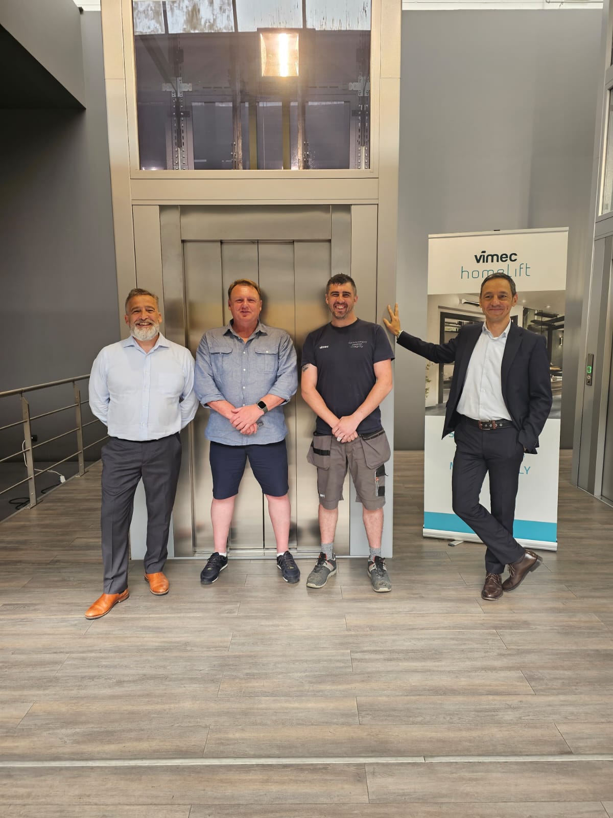Innovative platform stairlift steals the show at Vimec headquarters ...