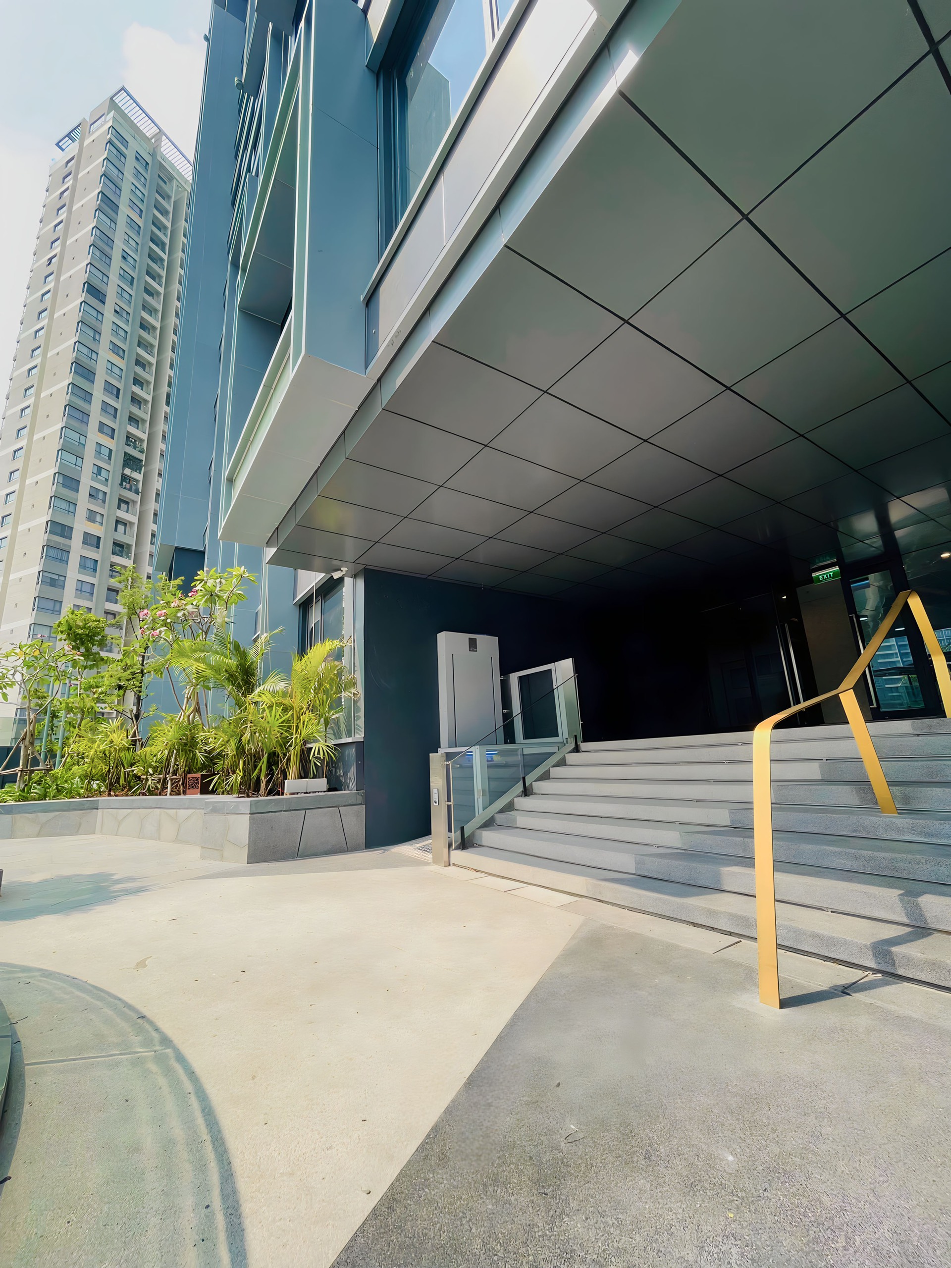 The Vimec S11 Plus platform lift at a hotel in Ho Chi Minh City - Vimec UK